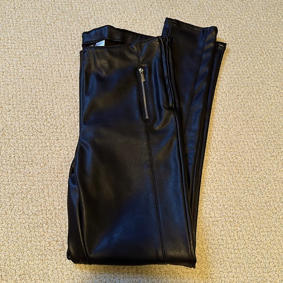 Divided | Pants & Jumpsuits | Black Leather Pants | Poshmark